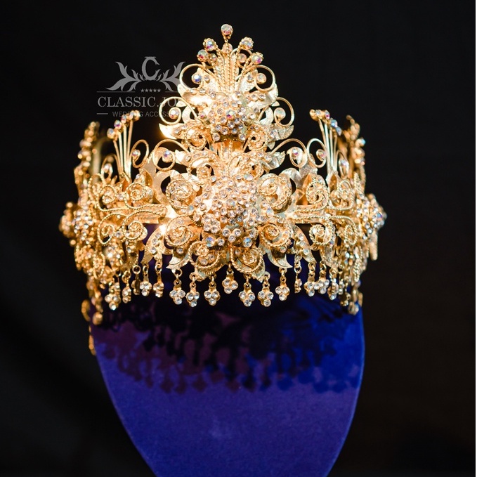 Jual Siger Sunda Vanny 3Dimensi Gold/Siger manten/siger sunda pengantin ...