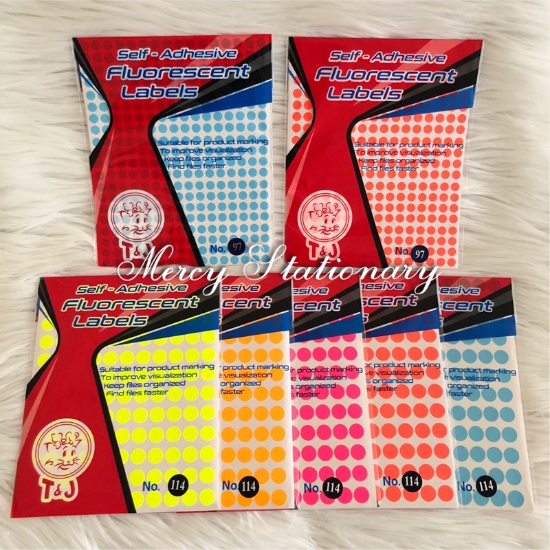 Jual Label Sticker Bulat Warna 97 & 114 Reward Stickers Tom & Jerry ...