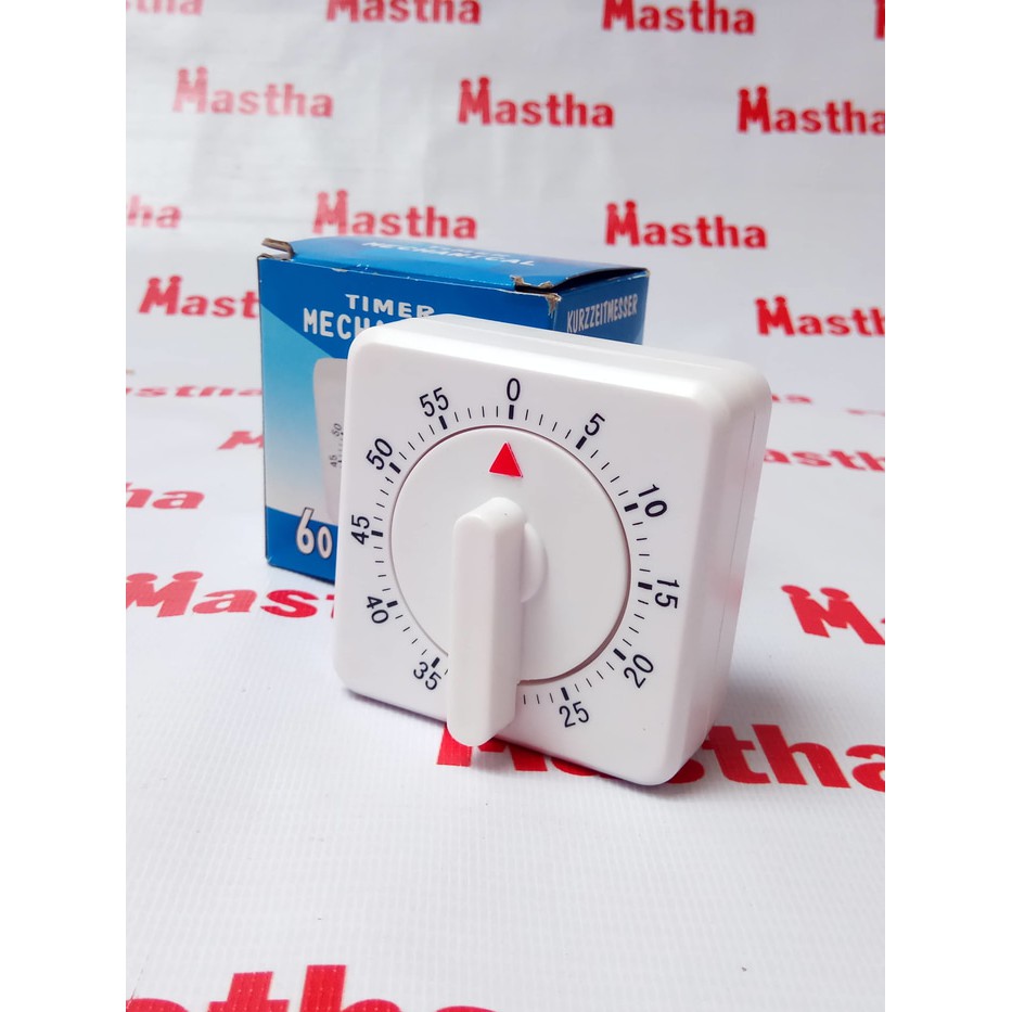 Jual Timer mechanical Pengatur Waktu Manual Jam 60 Menit | Shopee Indonesia