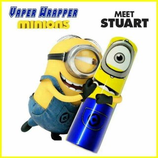 Jual baterai warp 18650 / pelapis baterai 18650 karakter MINION ...