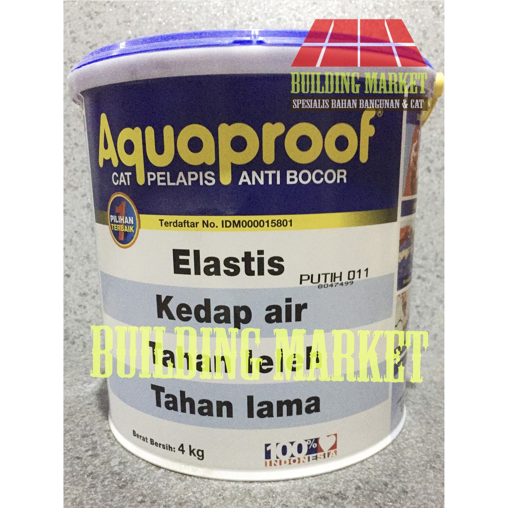 CAT TEMBOK PELAPIS ANTI BOCOR AQUAPROOF WATERPROOFING EXTERIOR 4 KG ...