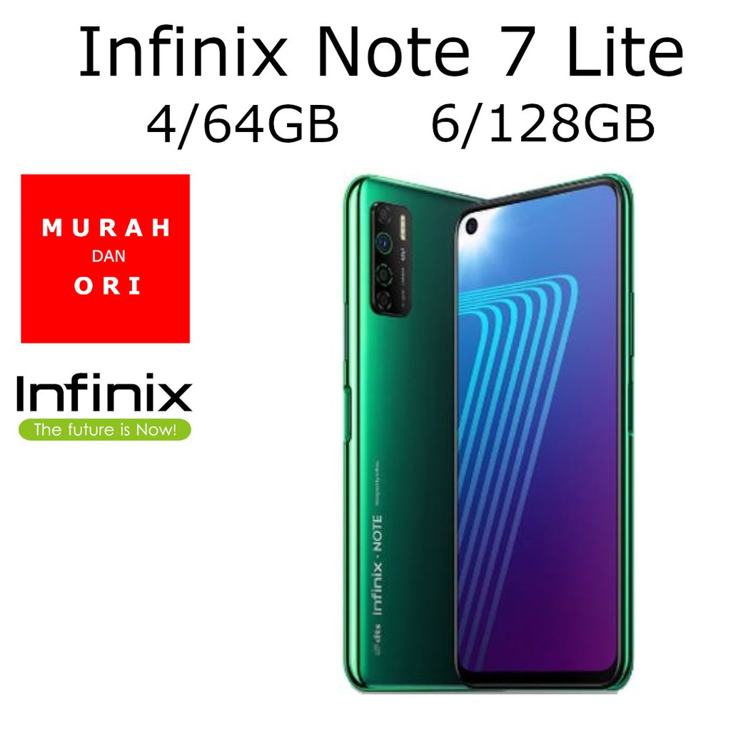 Infinix Note 7 Lite 4/64GB 4/128GB | Shopee Indonesia