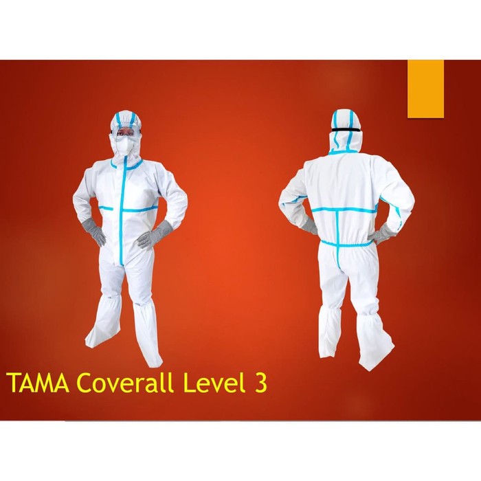 Jual Alat Pelindung Diri (APD) COVID-19 TAMA COVERALL (Level 3) LENGKAP Indonesia|Shopee Indonesia