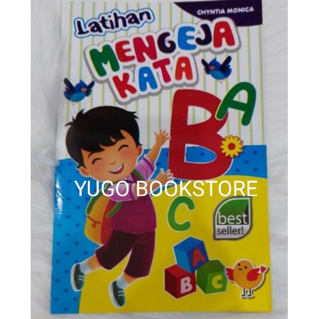 Jual Buku Latihan Mengeja Kata ORIGINAL FULL COLOUR Untuk Anak TK/PAUD ...