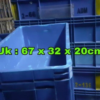 Jual Bak plastik kontener serbaguna Container industri 6655 (67*32*20 ...