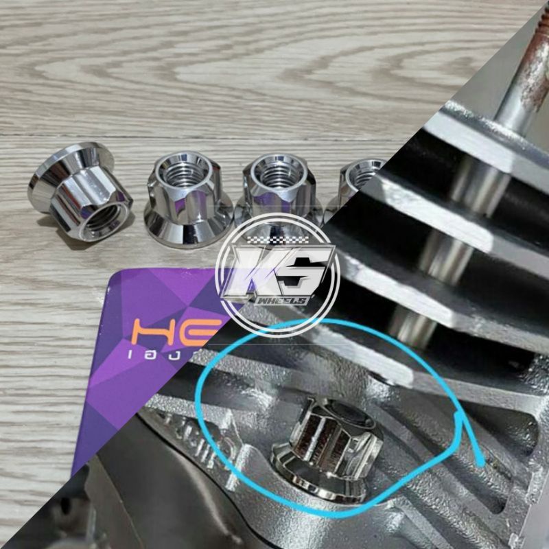 Jual mur Probolt stainless mur 14 topi atau mur m10 original heng ...