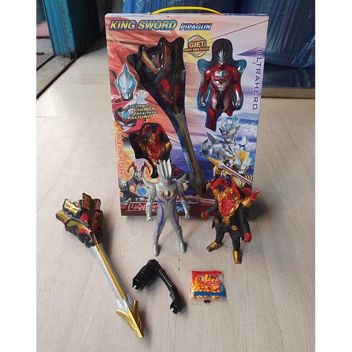 Jual MAINAN ULTRAMAN ULTRAHERO RISER KING SWORD SOFT BULLET | Shopee ...