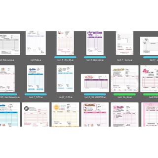 Jual desain / layout nota / ambil file nota | Shopee Indonesia