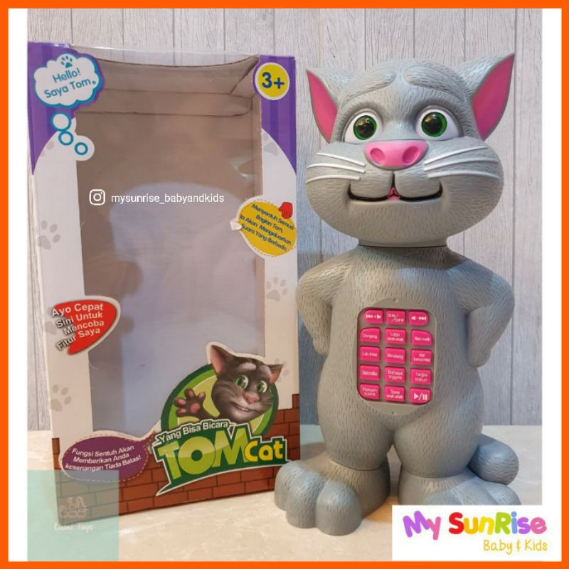 Jual UKURAN BESAR Talking Tom Cat / Mainan Animal TOM CAT | Shopee ...