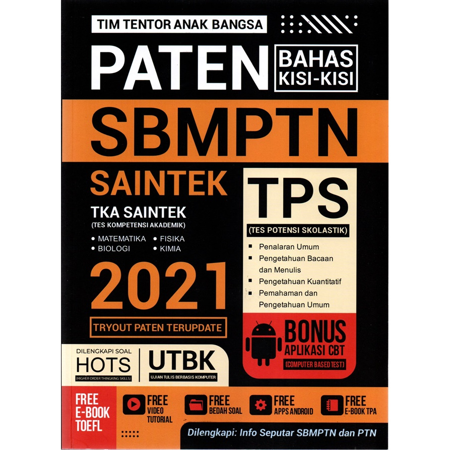 Jual PATEN BAHAS KISI-KISI SBMPTN SAINTEK | Shopee Indonesia Jual PATEN BAHAS KISI-KISI SBMPTN SAINTEK | Shopee Indonesia