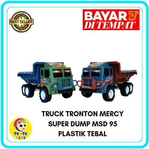 Jual Mainan Anak Truck Tronton Mercy Super Dump Msd 95 Plastik Tebal ...