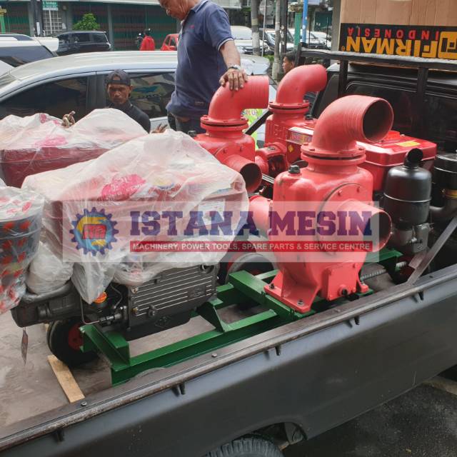 Jual MESIN POMPA AIR IRIGASI SAWAH 6INCI NS 150 COMPLETE DONGFENG 24PK ...
