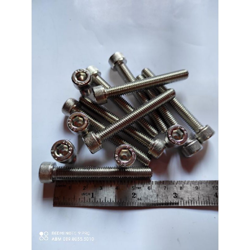 Jual Baut L Stainless M6 x 60 atau Baut 10 Panjang 6cm | Shopee Indonesia