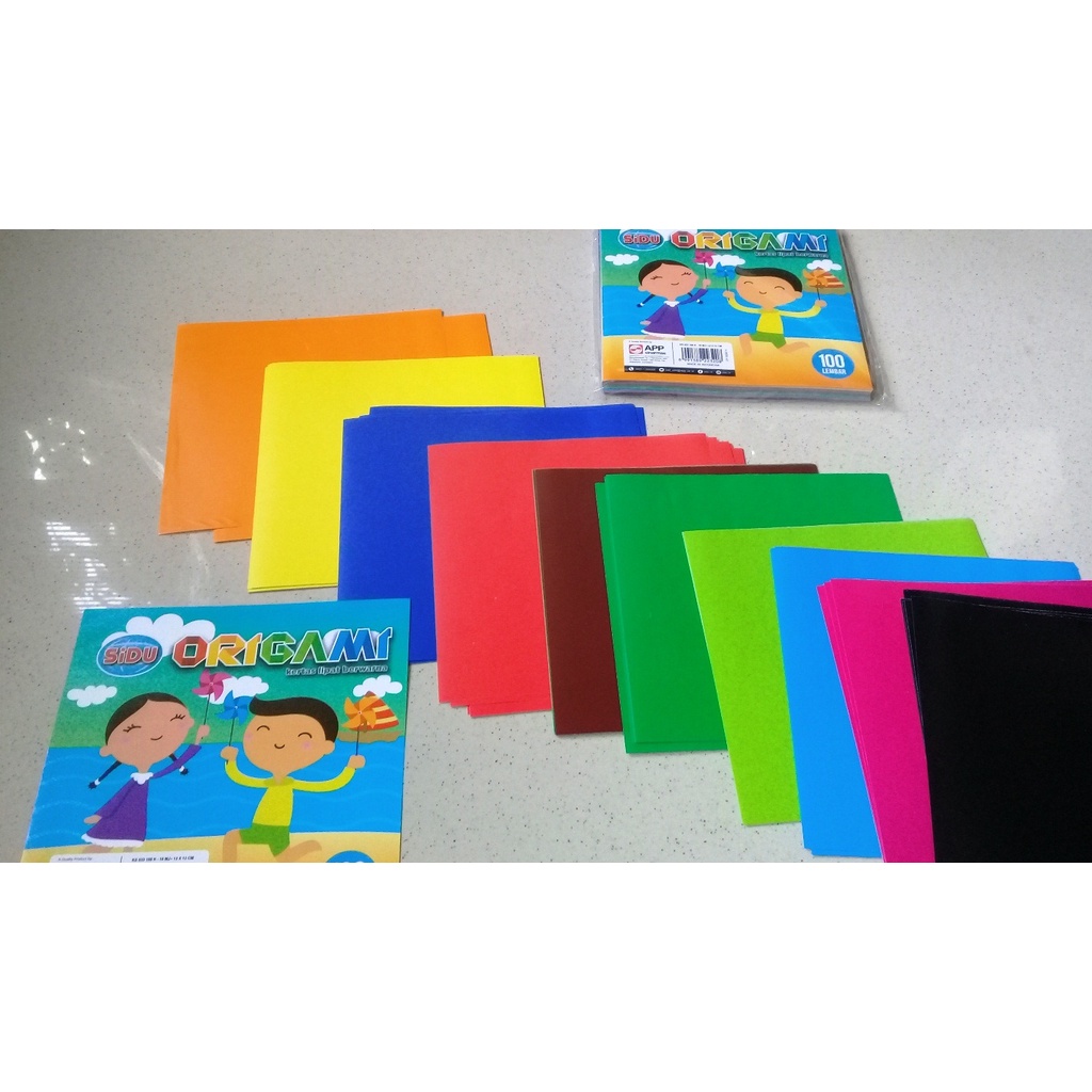 Jual Origami Kecil 12x12cm Kertas Lipat 100 Lbr Kreativitas - Sidu ...