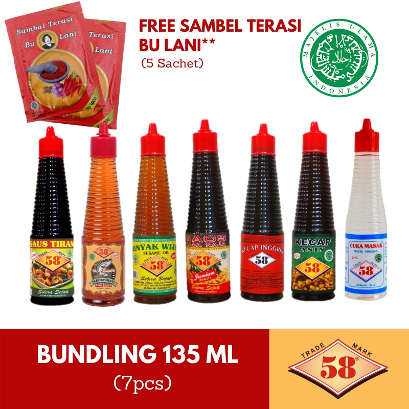 Jual Saos 58 - Bundling (135 ml) Indonesia|Shopee Indonesia
