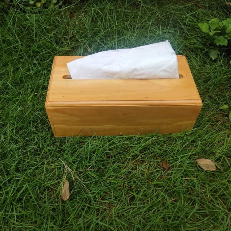 Jual Kotak tisu kayu plitur / kotak tissu mobil / tempat tisu minimalis ...