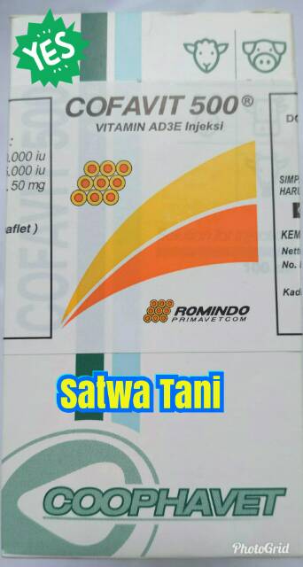 COFAVIT - 500 100 ml (VITAMIN A, D, E KONSENTRASI TINGGI, LEBIH IRIT ...
