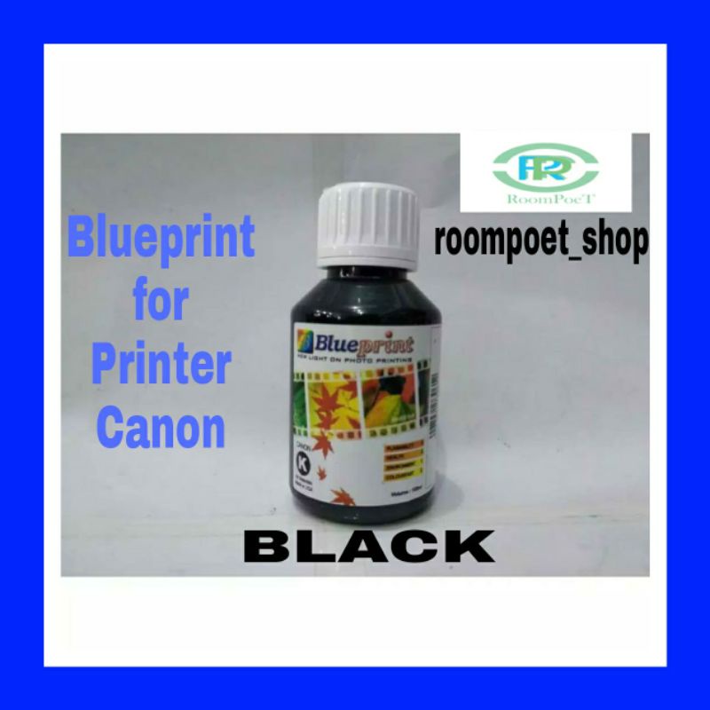Jual Tinta Blueprint Canon Black 100 ml Original Harga per botol ...