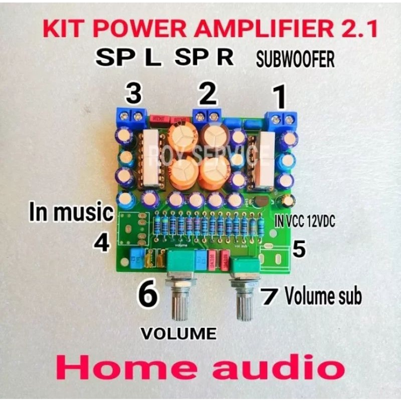 Jual Modul kit power amplifier TEA2025 2.1 Mini amplifier baca ...