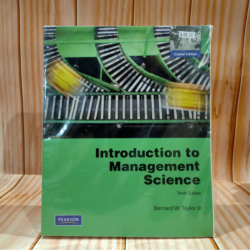 Jual BUKU INTRODUCTION TO MANAGEMENT SCIENCE ORIGINAL / BERNARD W ...