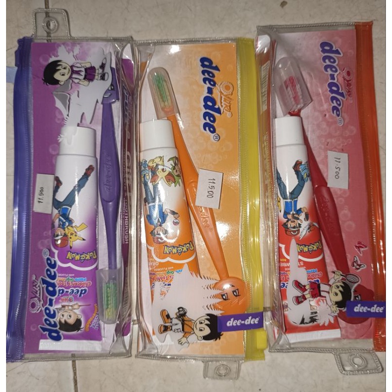 Jual Dee dee gift pack toothpaste & toothbrush | Shopee Indonesia