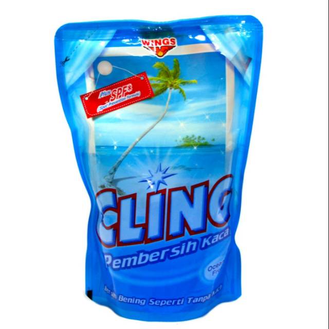 Jual CLING Pembersih Kaca Refill 425ml | Shopee Indonesia