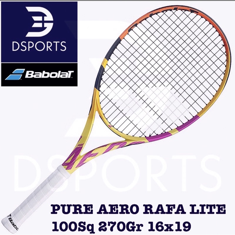 Jual Babolat Pure Aero Rafa Lite 270gr 2021 270 g ( Racket Tennis Tenis Raket ) ORIGINAL ...