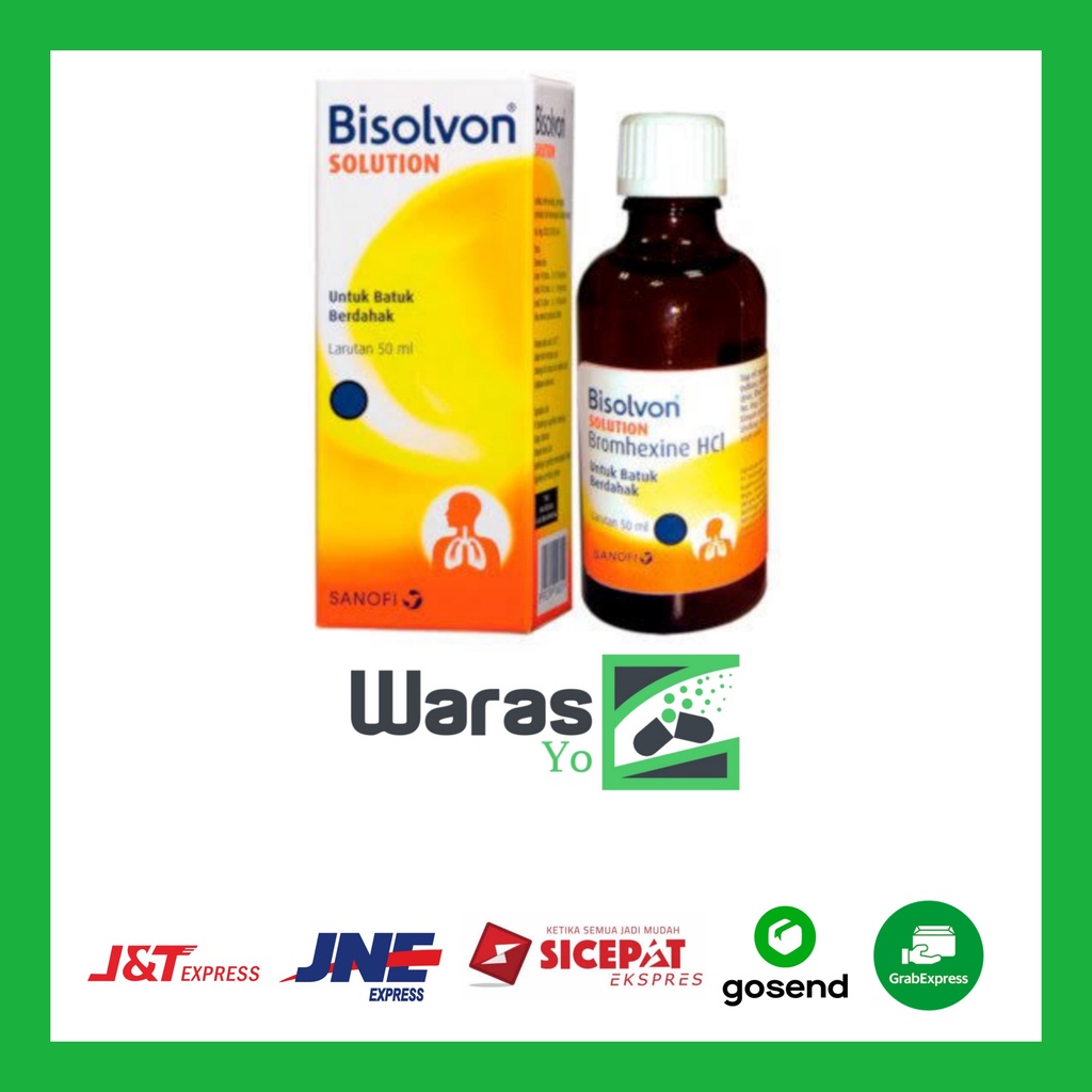 Jual [SW] Bisolvon Solution 50 ml / BISOLVON LARUTAN | Shopee Indonesia
