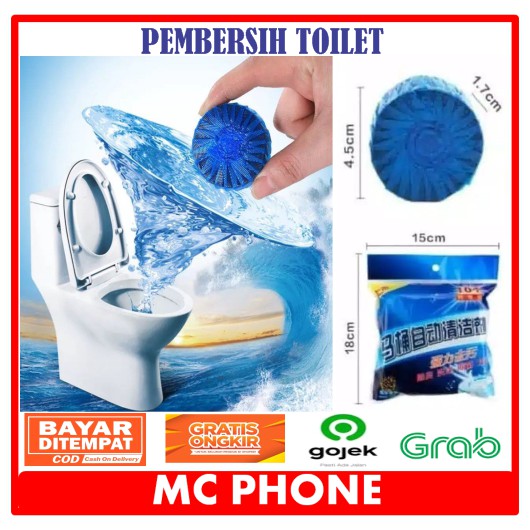 Jual Tablet Biru Pembersih Penyegar Kloset Toilet Cleaner 50gr bukan ...