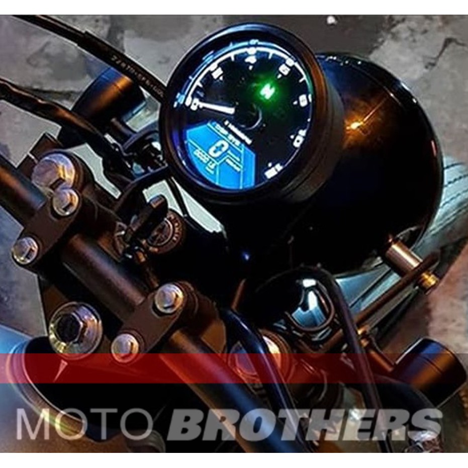 Jual SPEEDOMETER / SPEEDO METER / SPIDO DIGITAL BULAT UNIVERSAL ...