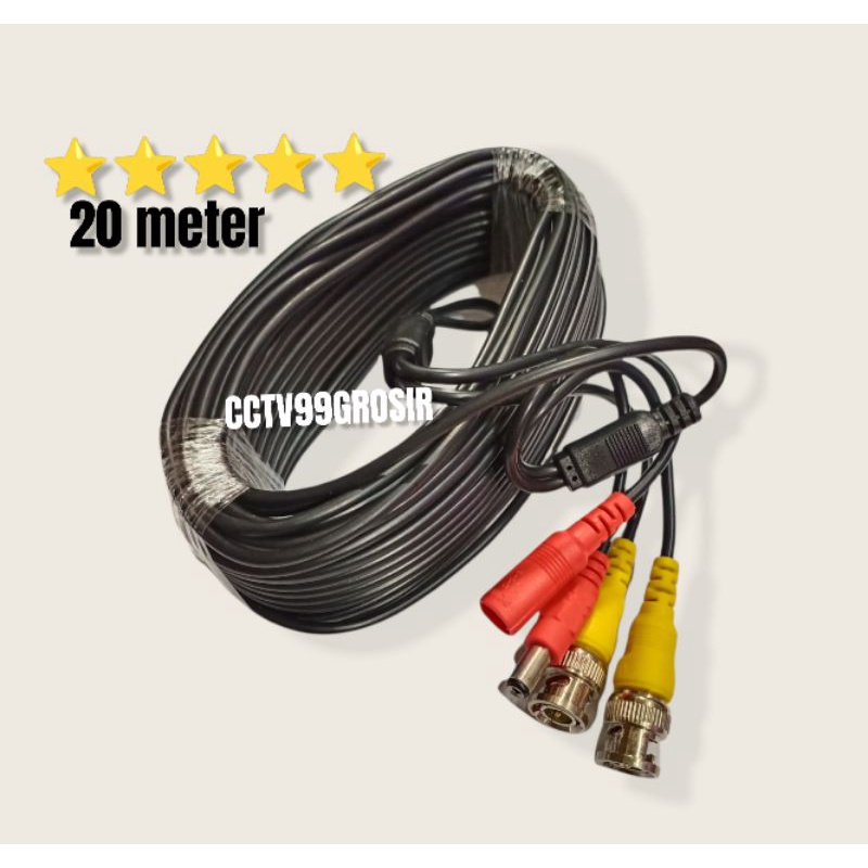 Jual KABEL CCTV 20M KAMERA CCTV SIAP PAKAI KABEL JADI CAMERA CCTV 20 ...
