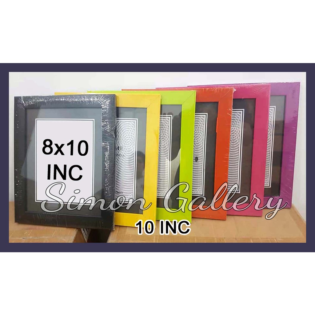 Jual Bingkai Photo Frame 8R/8x10 Inc Warna - Warni (20x25cm) | Shopee ...