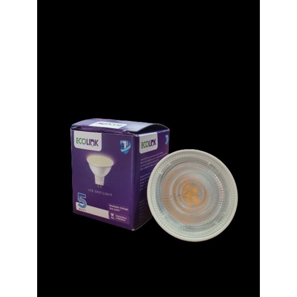 Jual LAMPU SPOT - LIGHT ECOLINK LED MR16 5-50W 36D 3000K INDO 12 INC ...