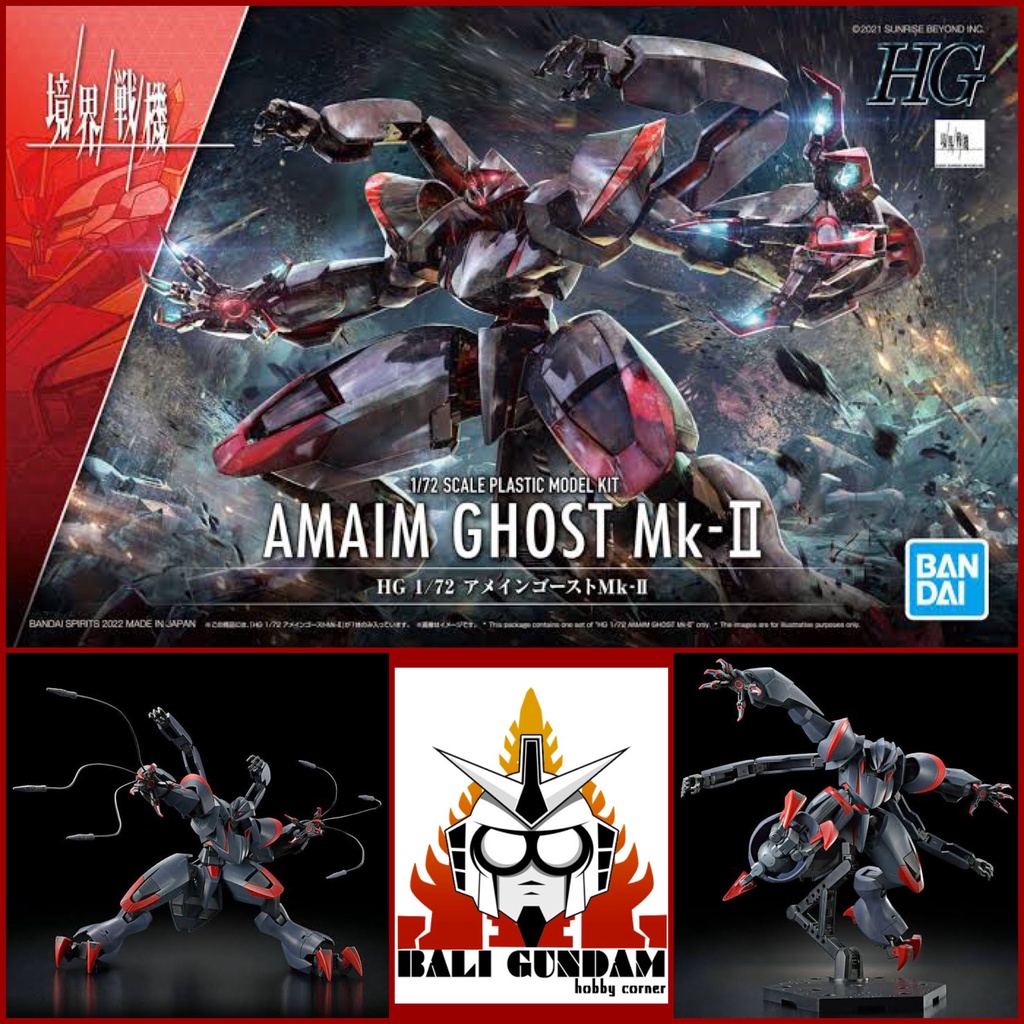 Jual KYOUKAI SENSI HG 1/72 AMAIM GHOST MK II BLACK Bali Gundam Hobby ...
