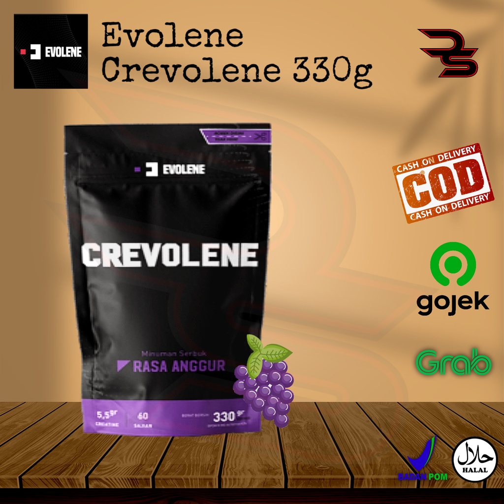 Jual Evolene Crevolene Creatine 330 gram 60 serving | Shopee Indonesia