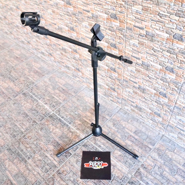 Jual Arm stand mic microphone mikrofon berdiri taffstudio | Shopee ...