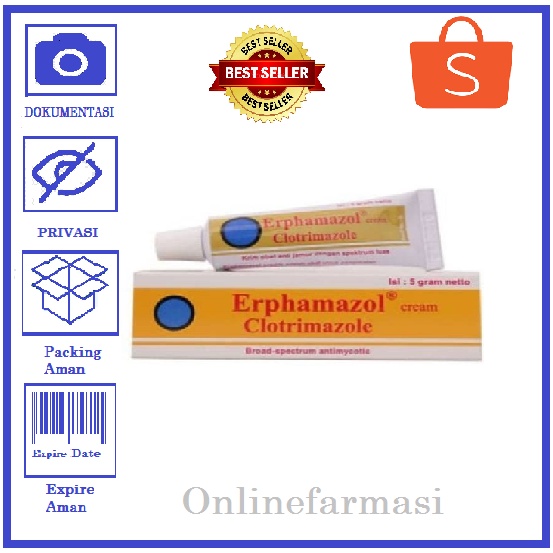 Jual Erphamazol krim 5 gram | Shopee Indonesia