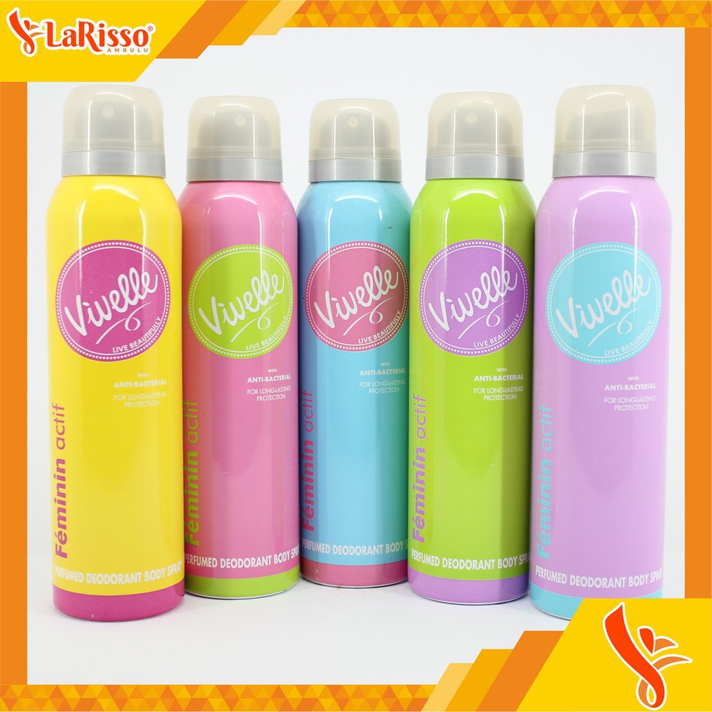 Jual VIVELLE PERFUME BODY SPRAY 150ML ALL VARIAN | Shopee Indonesia