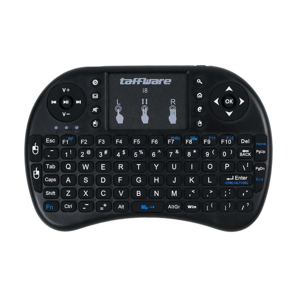 Jual Taffware Mini Keyboard Wireless 2.4GHz dengan Touch Pad & Mouse ...