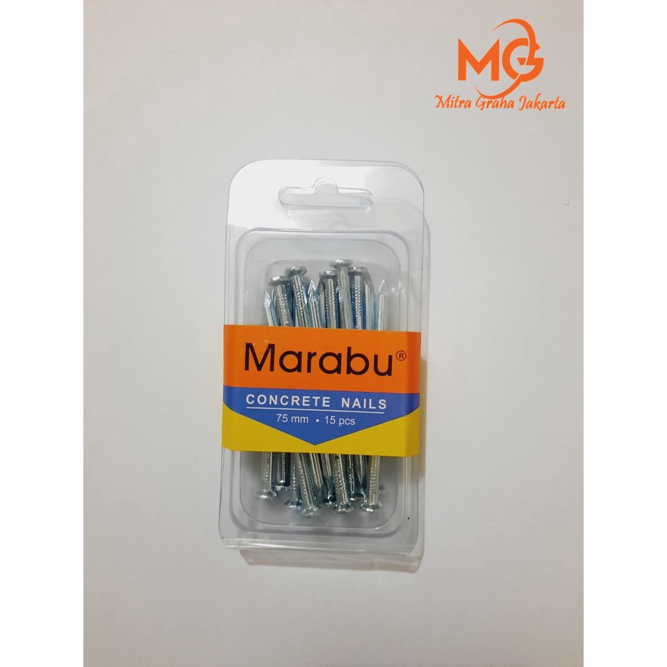 Jual PAKU BETON SET PAKU BETON PUTIH 7,5CM PAKU TEMBOK COR 75MM MARABU BERKUALITAS MGJ | Shopee ...