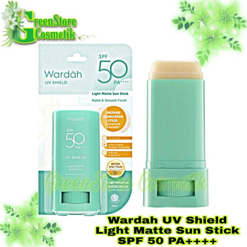 Jual Wardah UV Shield Light Matte Sun Stick SPF 50 PA++++ Indonesia ...