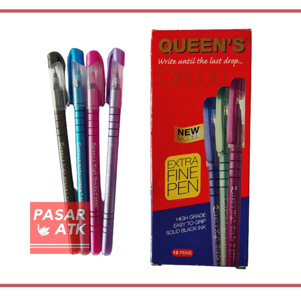 Jual Pulpen FASTER queen C6000 (12 pcs) Indonesia|Shopee Indonesia