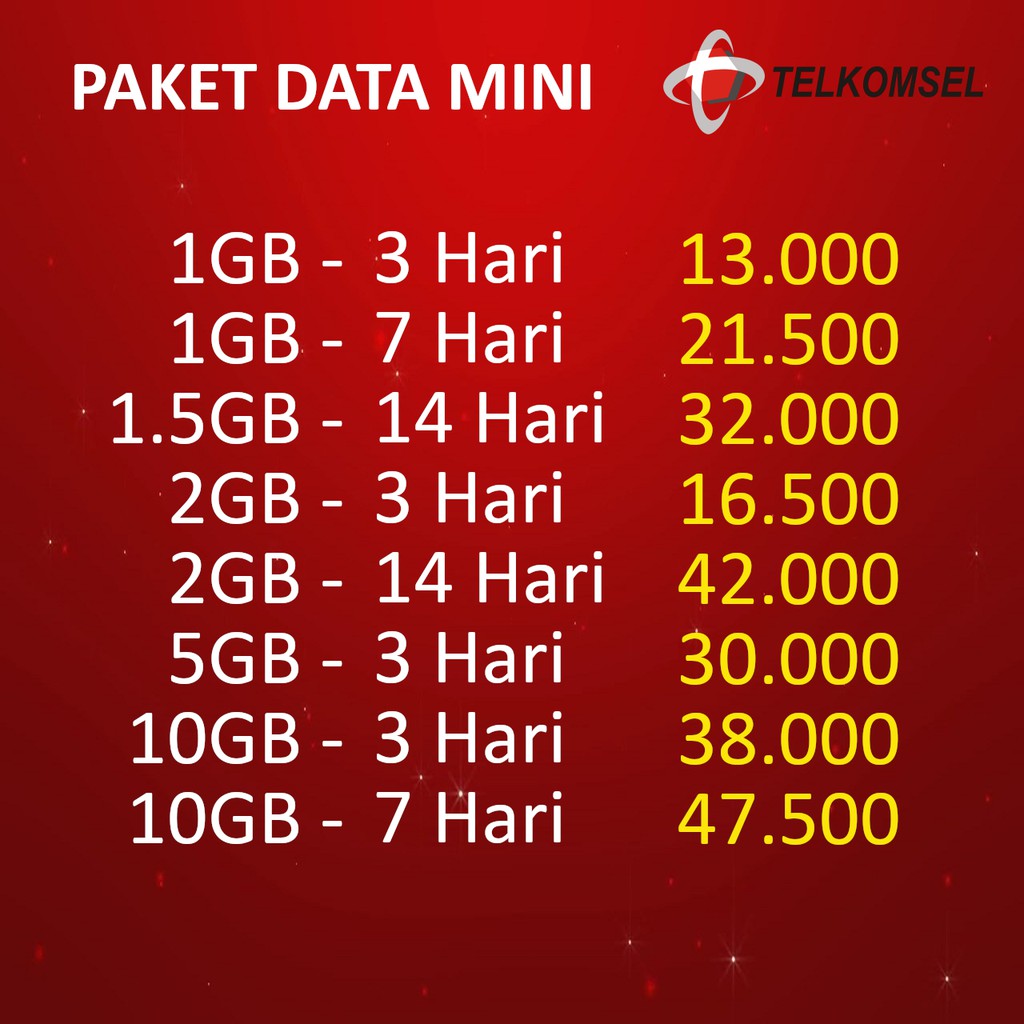 Jual PAKET DATA INTERNET TELKOMSEL 1GB 2GB 3GB 5GB | Shopee Indonesia