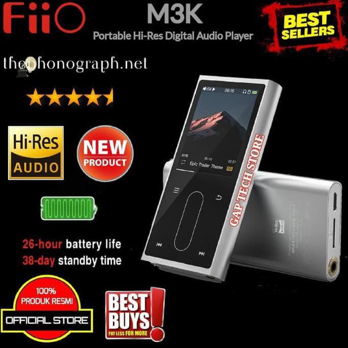 Jual Fiio M3K Lossless Portable Digital Music Player Original Original | Shopee Indonesia