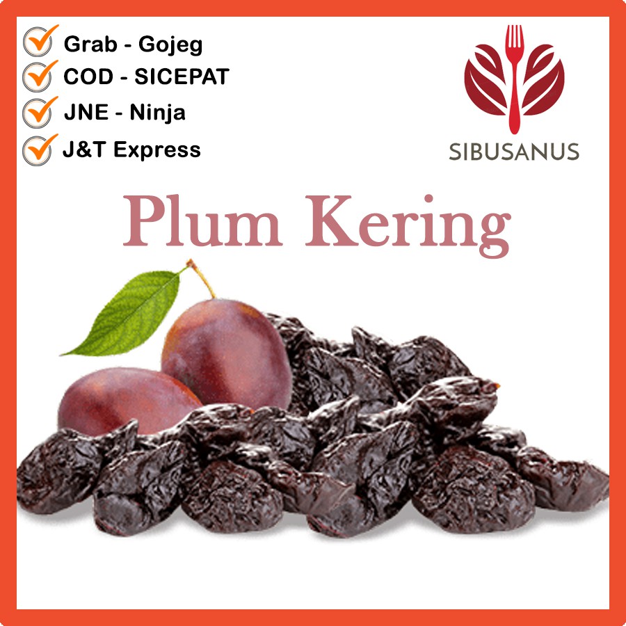 Plum kering 250 Gram - Pitted Prunes 250 gr - Unsweetened Dried Prune ...
