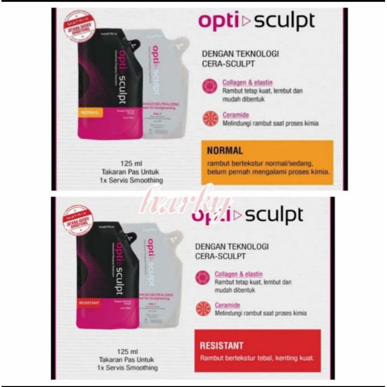 Jual Matrix Opti sculpt mini Optisculpt Smoothing Mini 125ml step 1 n ...