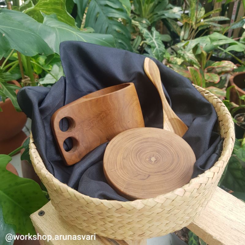 Jual Kuksa / Bushcraft / Cangkir Kayu / Mug Kayu KALULA (set) Indonesia ...
