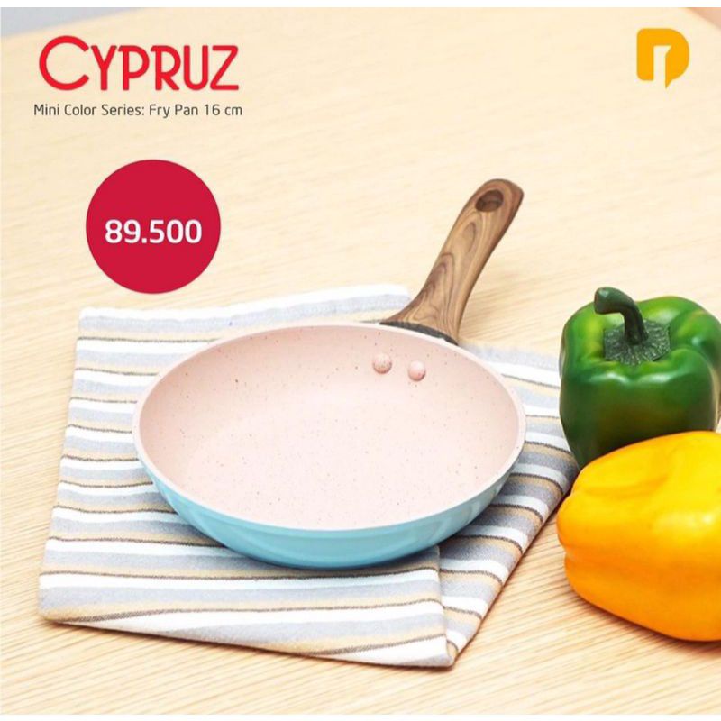 Jual Cypruz Teplon / Wajan Mini Series Fry Pan 16cm | Shopee Indonesia