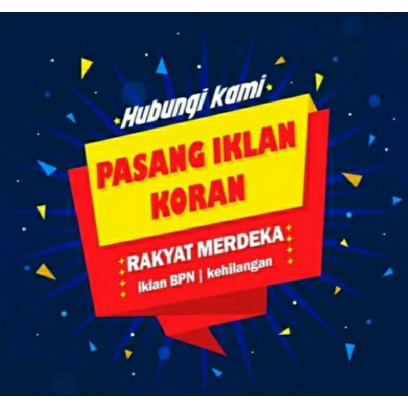 Jual IKLAN BPN KORAN RAKYAT MERDEKA | Shopee Indonesia