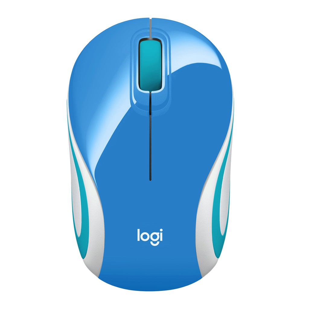 Jual Logitech Mouse Wireless M187 Biru - Wireless Mouse M 187 Blue ...